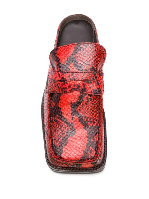 Martine Rose Mules Mit Schlangen-Effekt - Farfetch