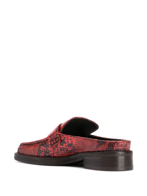 Martine Rose Mules Mit Schlangen-Effekt - Farfetch