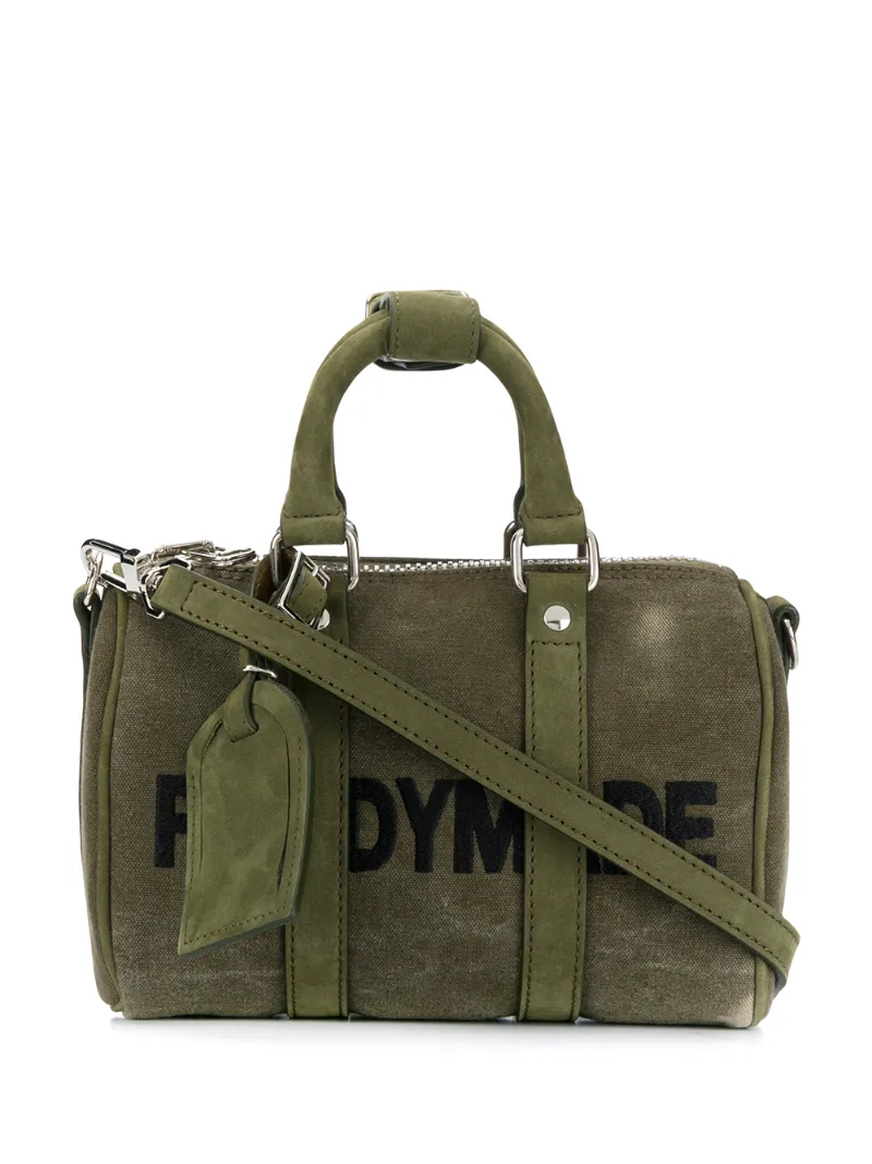 Readymade Embroidered Logo Tote Bag In Green | ModeSens