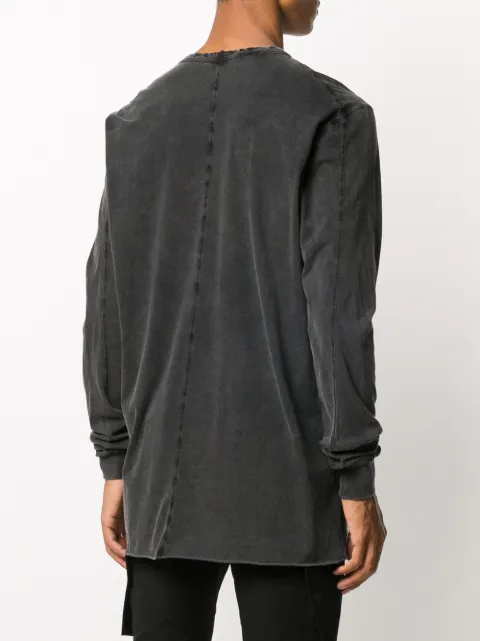 11 By Boris Bidjan Saberi Washed Long Sleeved T-shirt - Farfetch