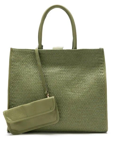 Sarah Chofakian Leather Woven Tote Bag - Farfetch