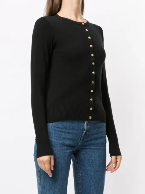 Agnès b. black Snapy snap cardigan for women | EV46J155 at Farfetch.com