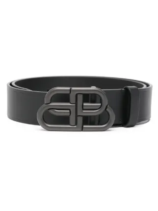 Balenciaga BB logo-buckle Belt | Black | FARFETCH