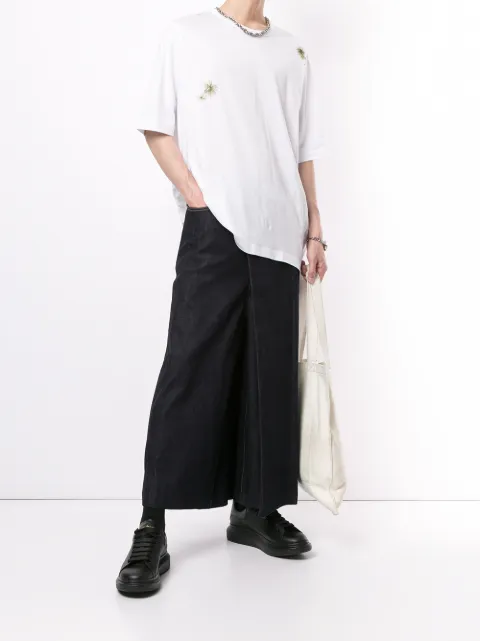 Fumito Ganryu wide-leg Cropped Jeans - Farfetch
