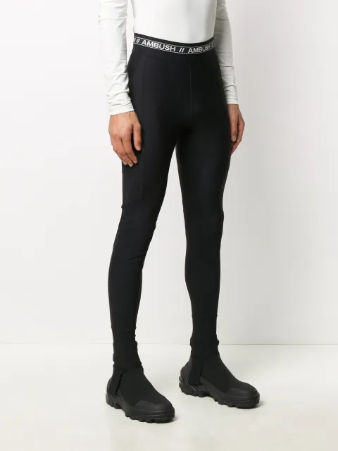 AMBUSH logo-waistband Leggings - Farfetch