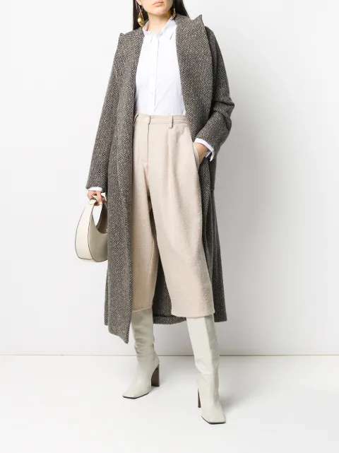 Shop Dusan cropped wide-leg trousers with Express Delivery - Farfetch