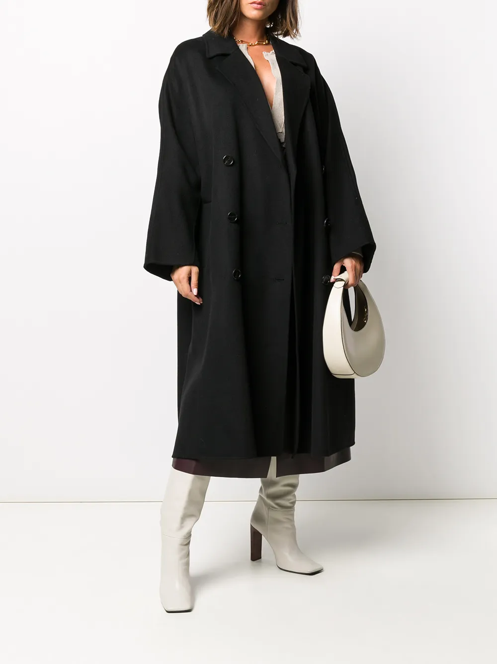 STAND STUDIO oversized double-breasted coat | Smart Closet