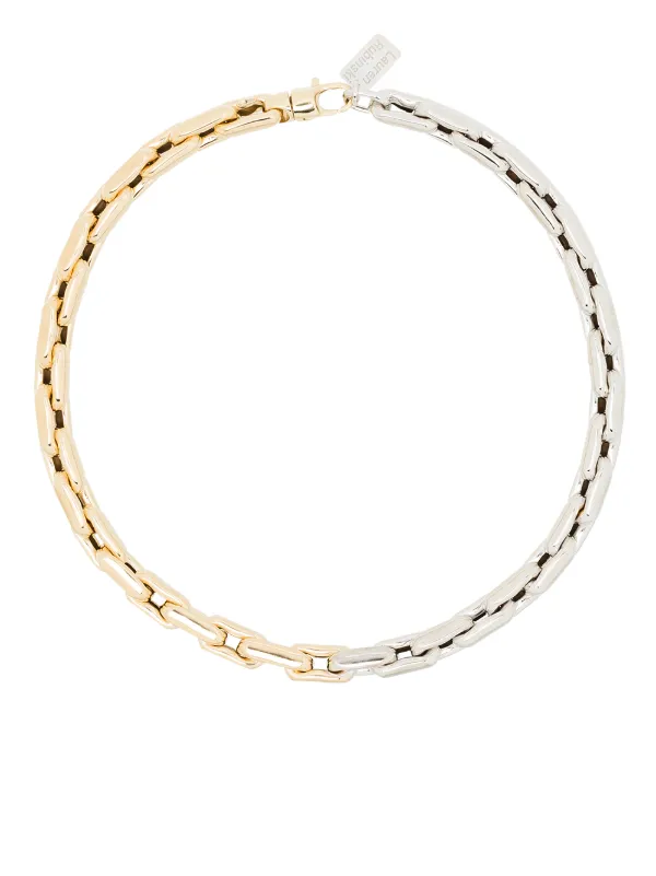 Lauren Rubinski 14kt Gold Choker Silber FARFETCH DE
