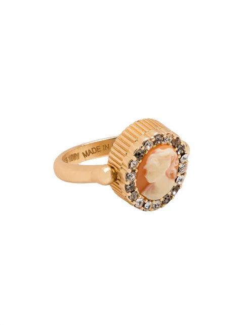 Shop Ports 1961 Cameo Strass ring with Express Delivery - FARFETCH