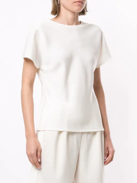 GOODIOUS Georgette V-back T-shirt - Farfetch