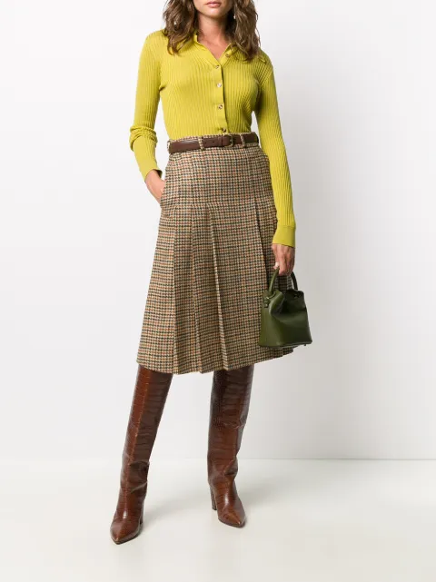 Antonelli plaid-check Skirt - Farfetch