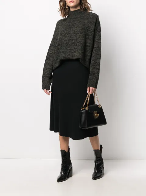 Yves Salomon ribbed-knit Midi Skirt - Farfetch