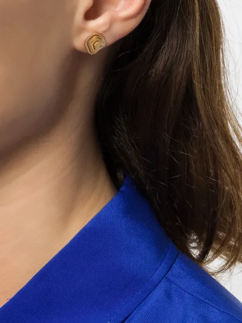 KAY KONECNA Elena Stud Earrings - Farfetch