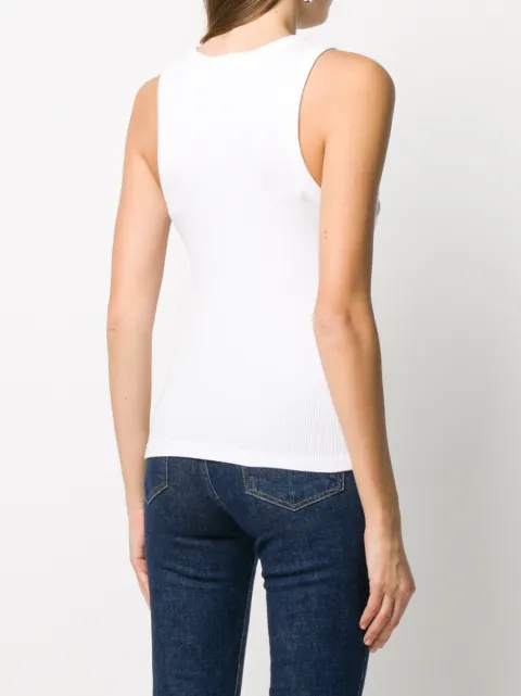 Shop AGOLDE fitted sleeveless vest with Express Delivery - FARFETCH