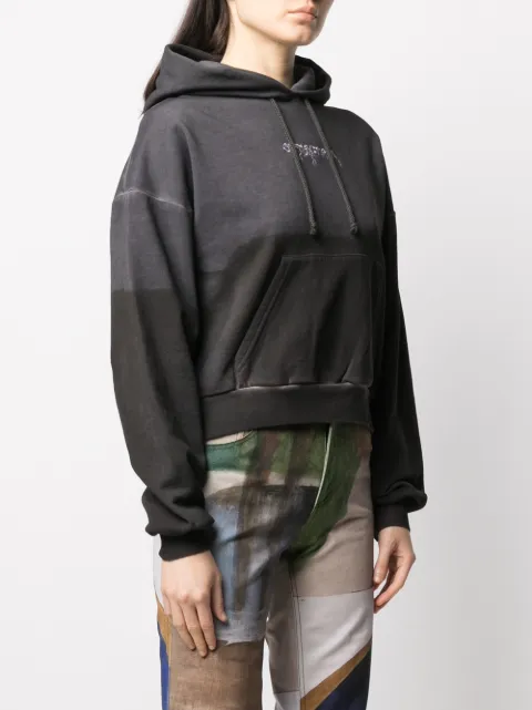 Ottolinger Embroidered Logo Dyed Hoodie - Farfetch