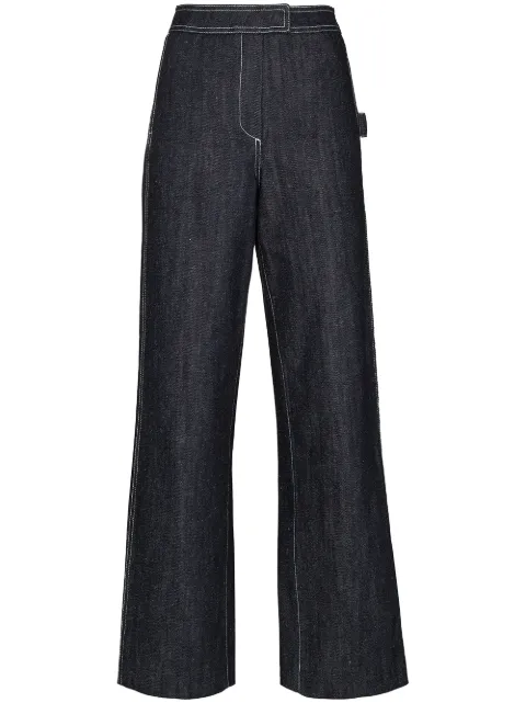 LVIR high-rise wide-leg Jeans - Farfetch