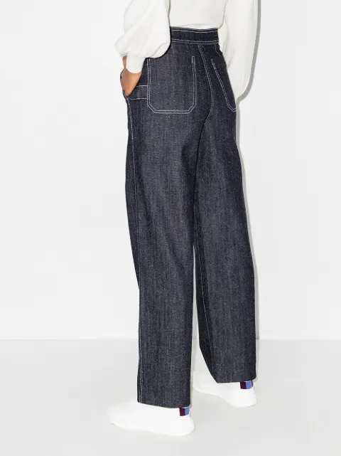 LVIR high-rise wide-leg Jeans - Farfetch