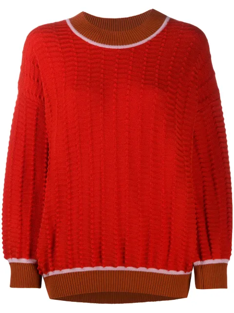 HENRIK VIBSKOV chunky-knit crew-neck Jumper - Farfetch