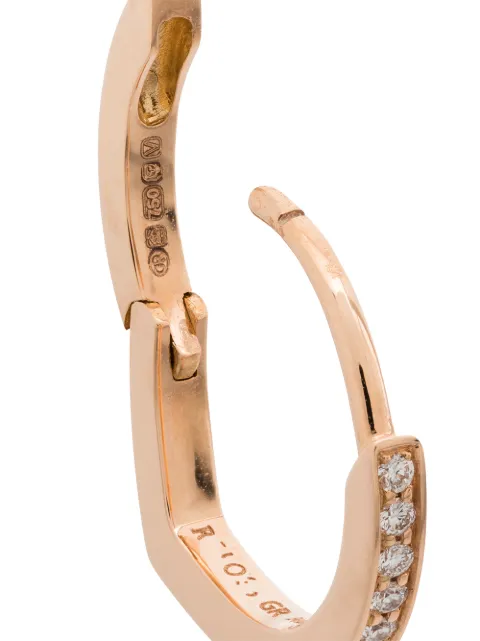 Repossi 18kt Rose Gold Diamond Single Earring - Farfetch