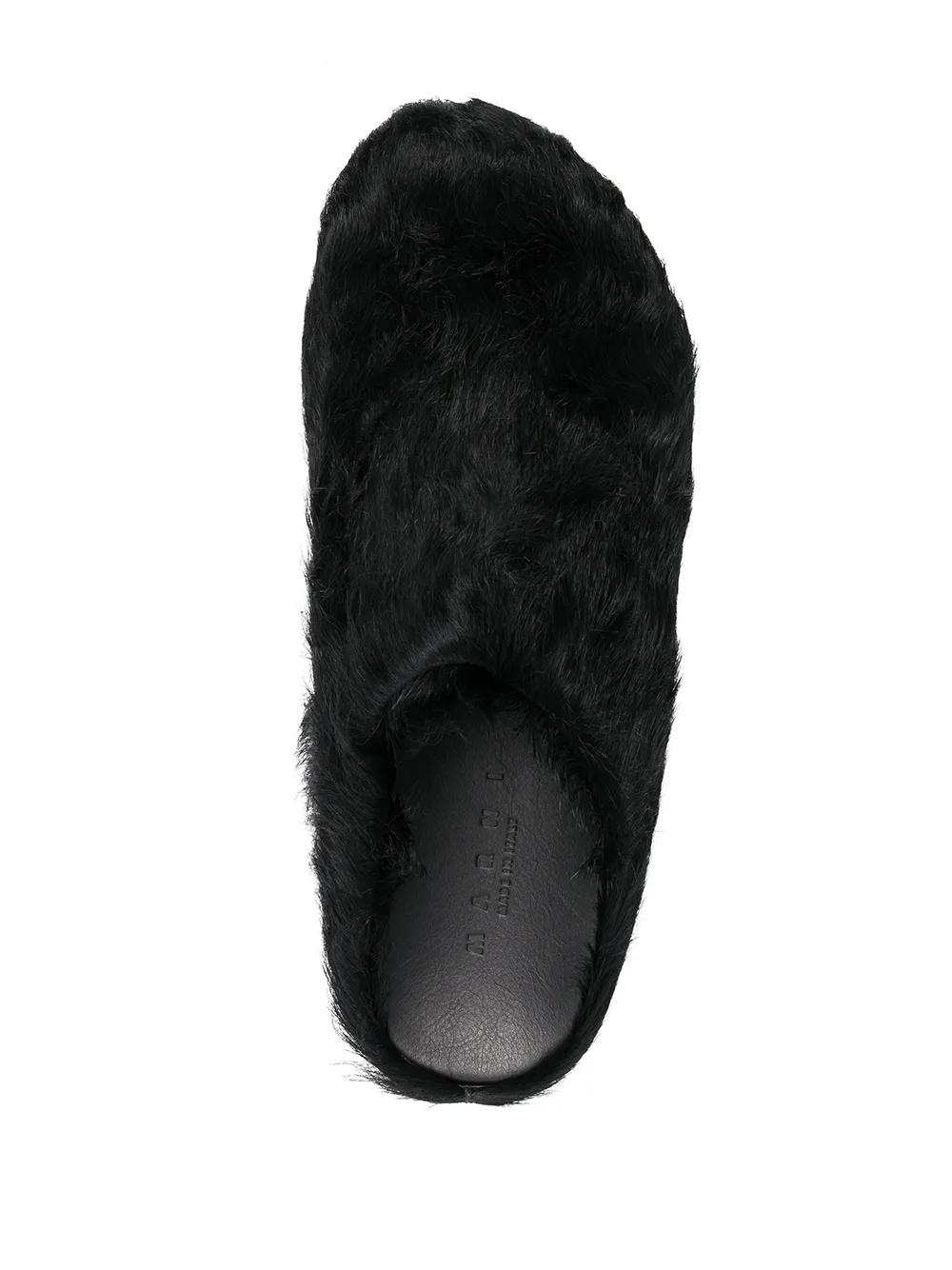 Marni Fussbet Sabot calf-hair Slippers - Farfetch