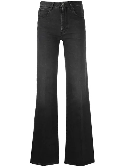 AMI Paris high-waisted wide-leg Jeans - Farfetch