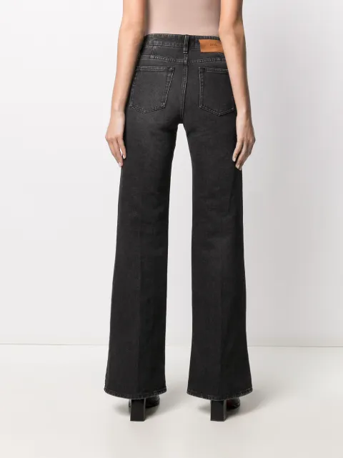 AMI Paris high-waisted wide-leg Jeans - Farfetch