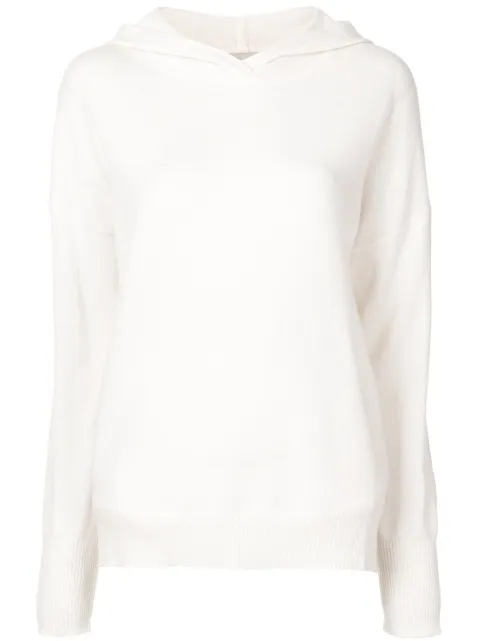Shop Le Kasha fine knit cashmere hoodie with Express Delivery - FARFETCH