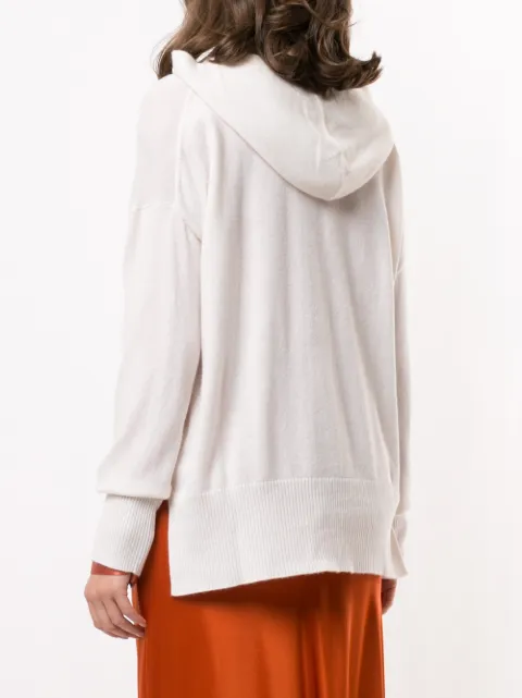 Shop Le Kasha fine knit cashmere hoodie with Express Delivery - FARFETCH