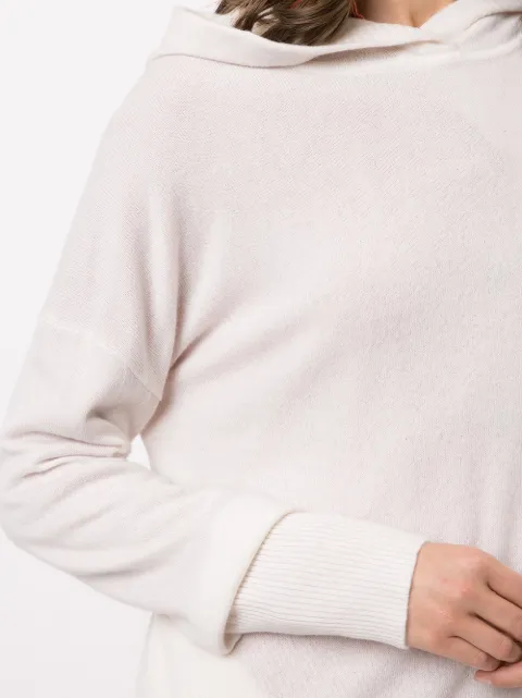 Shop Le Kasha fine knit cashmere hoodie with Express Delivery - FARFETCH