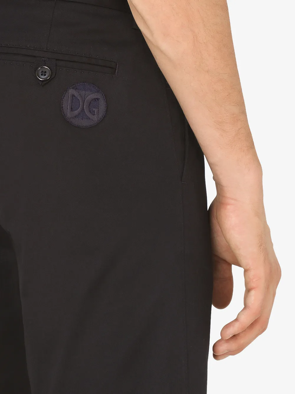 Dolce & Gabbana DG-logo Patch Tailored Shorts - Farfetch