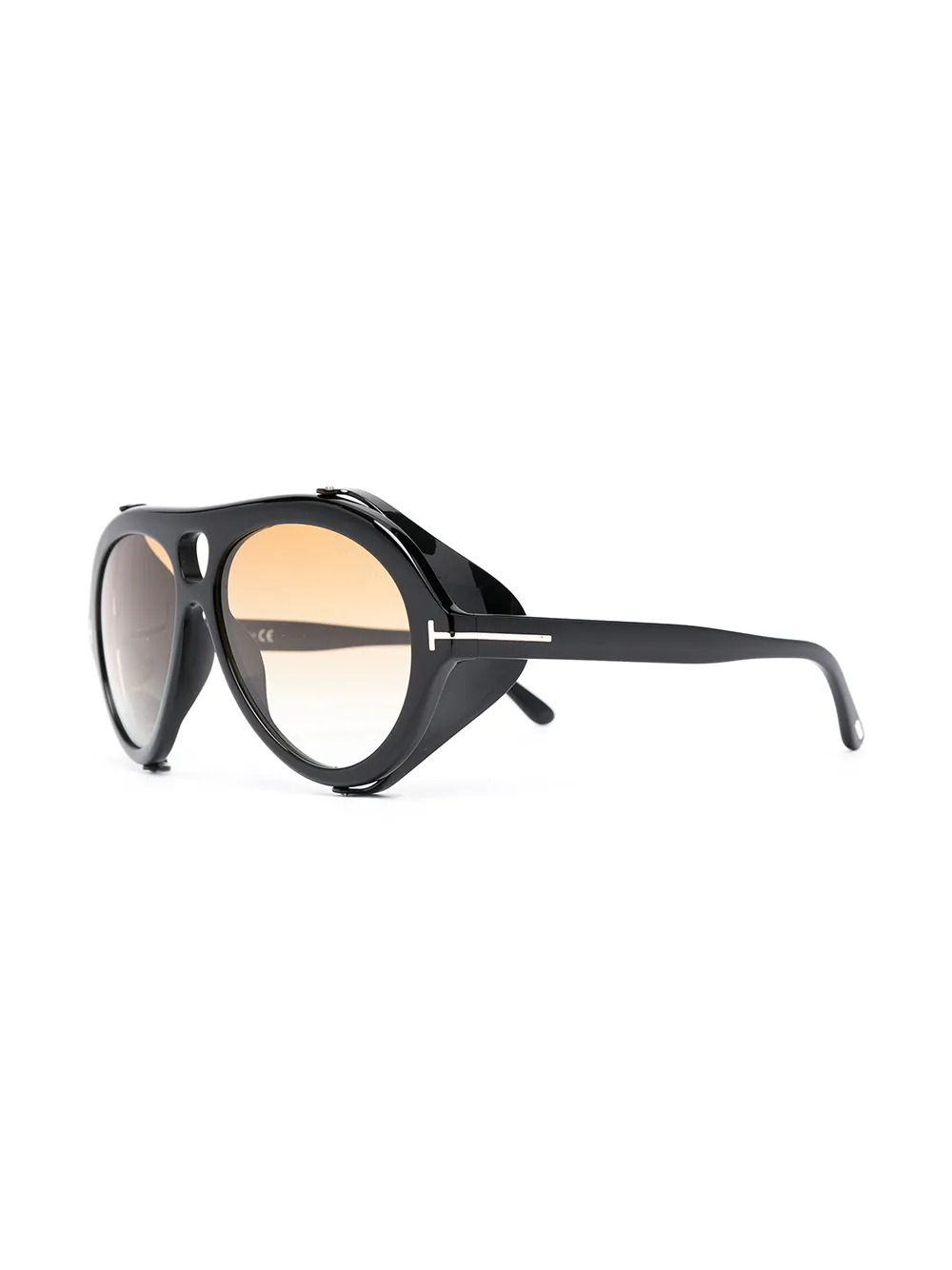 Tom Ford Eyewear Logo Plaque Sunglasses Farfetch