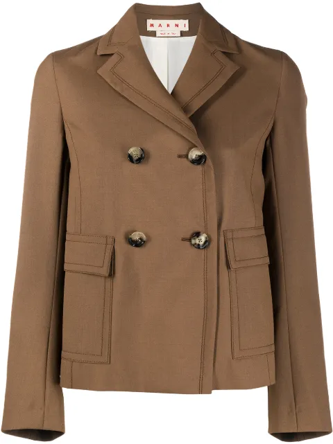 Marni double-breasted Short Coat - Farfetch