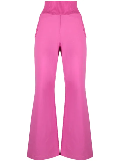 Alberta Ferretti wide-leg Track Pants - Farfetch