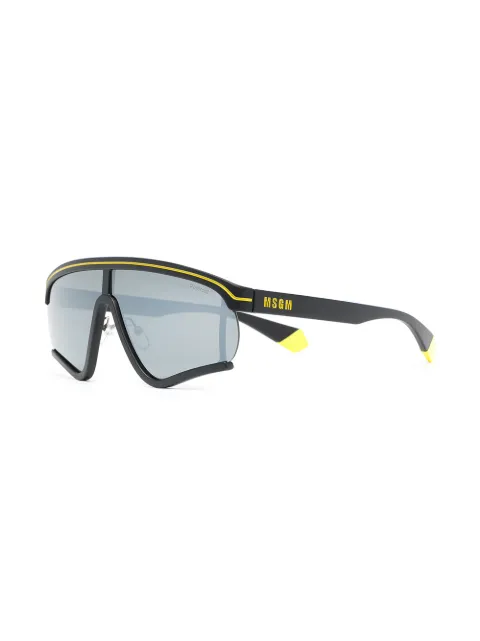 MSGM oversize-frame tinted sunglasses - FARFETCH