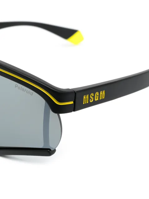 MSGM oversize-frame tinted sunglasses - FARFETCH