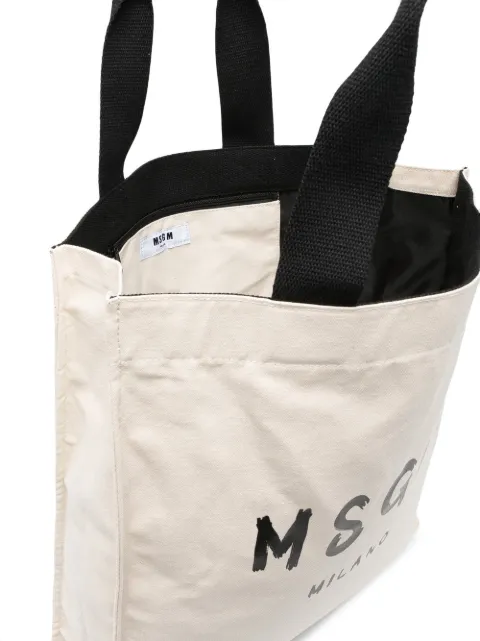 Tote con logo estampado MSGM - Compra online - Envío express ...