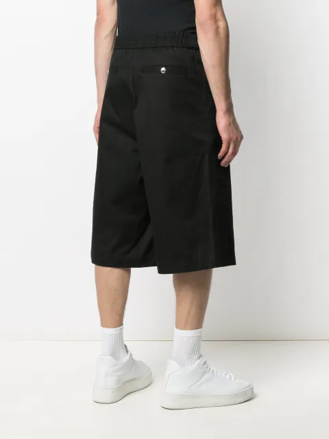 Alexander McQueen black multi-pocket Bermuda shorts for men ...
