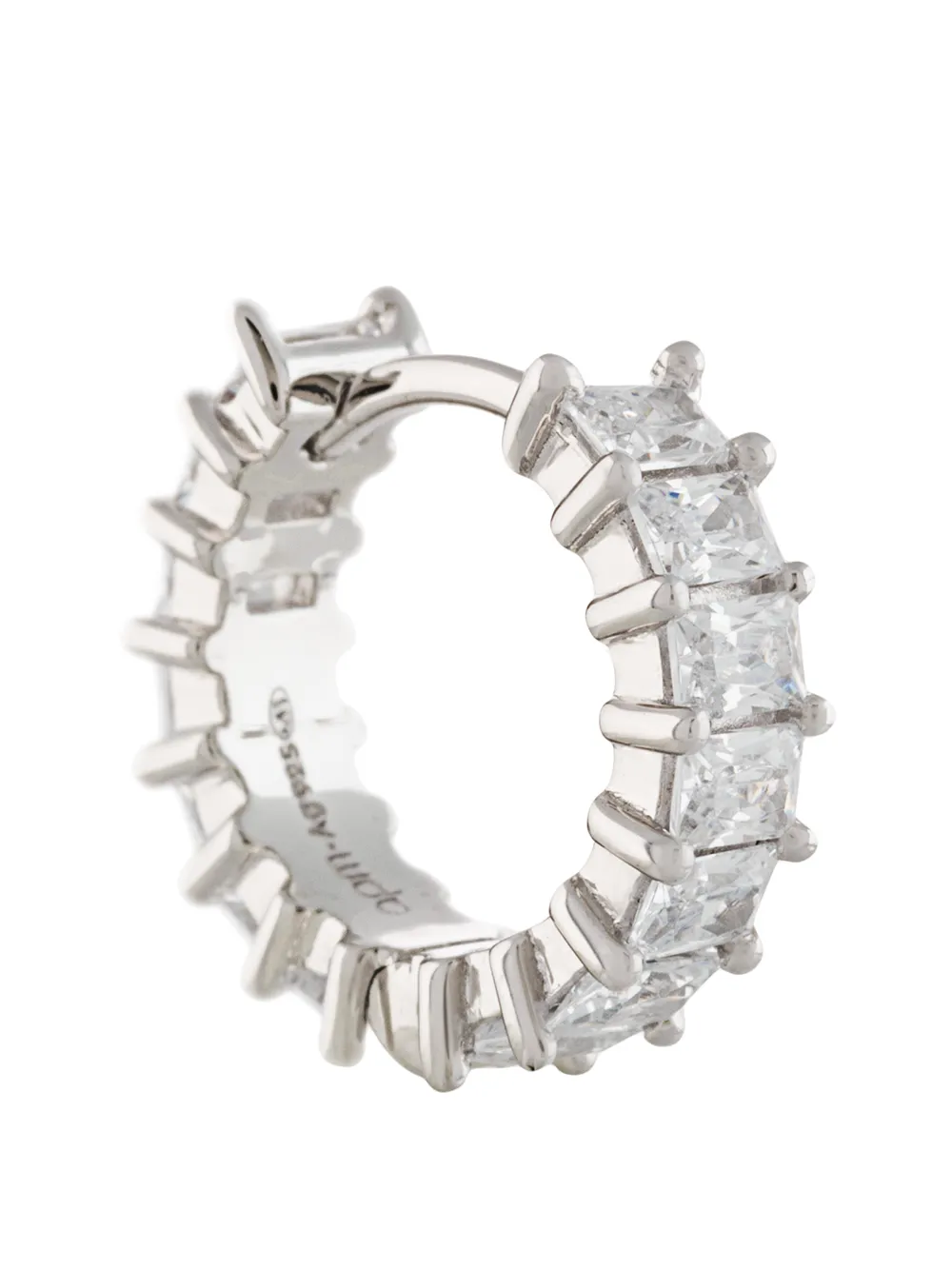 APM Monaco Romance Éclat Hoop Earrings | Silver | FARFETCH UK