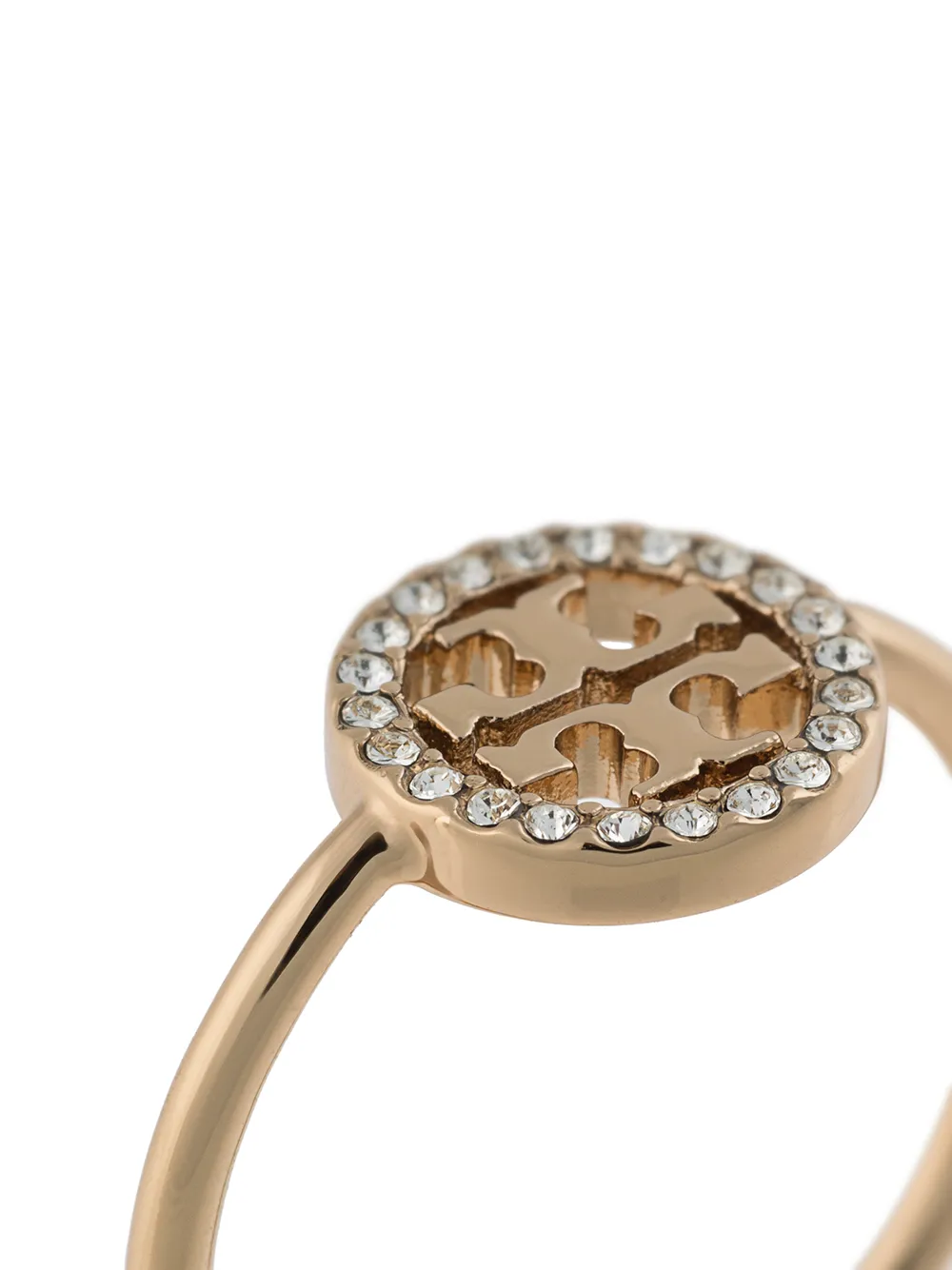 Tory Burch Miller Logo Ring In Gold | ModeSens