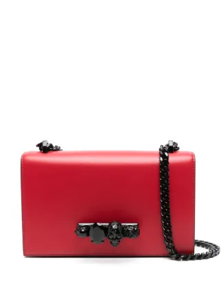 Alexander McQueen Knuckle Duster Shoulder Bag | Red | FARFETCH