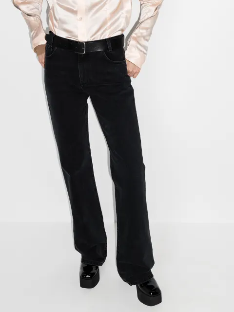 Raf Simons Calça Jeans Flare Cintura Média - Farfetch