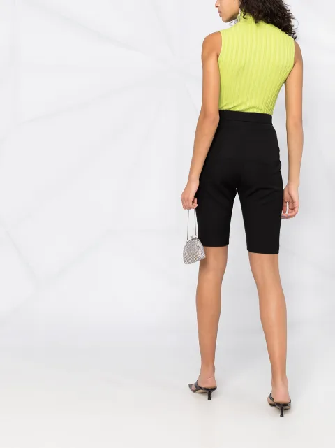 Balmain high-waisted knee-length Shorts - Farfetch