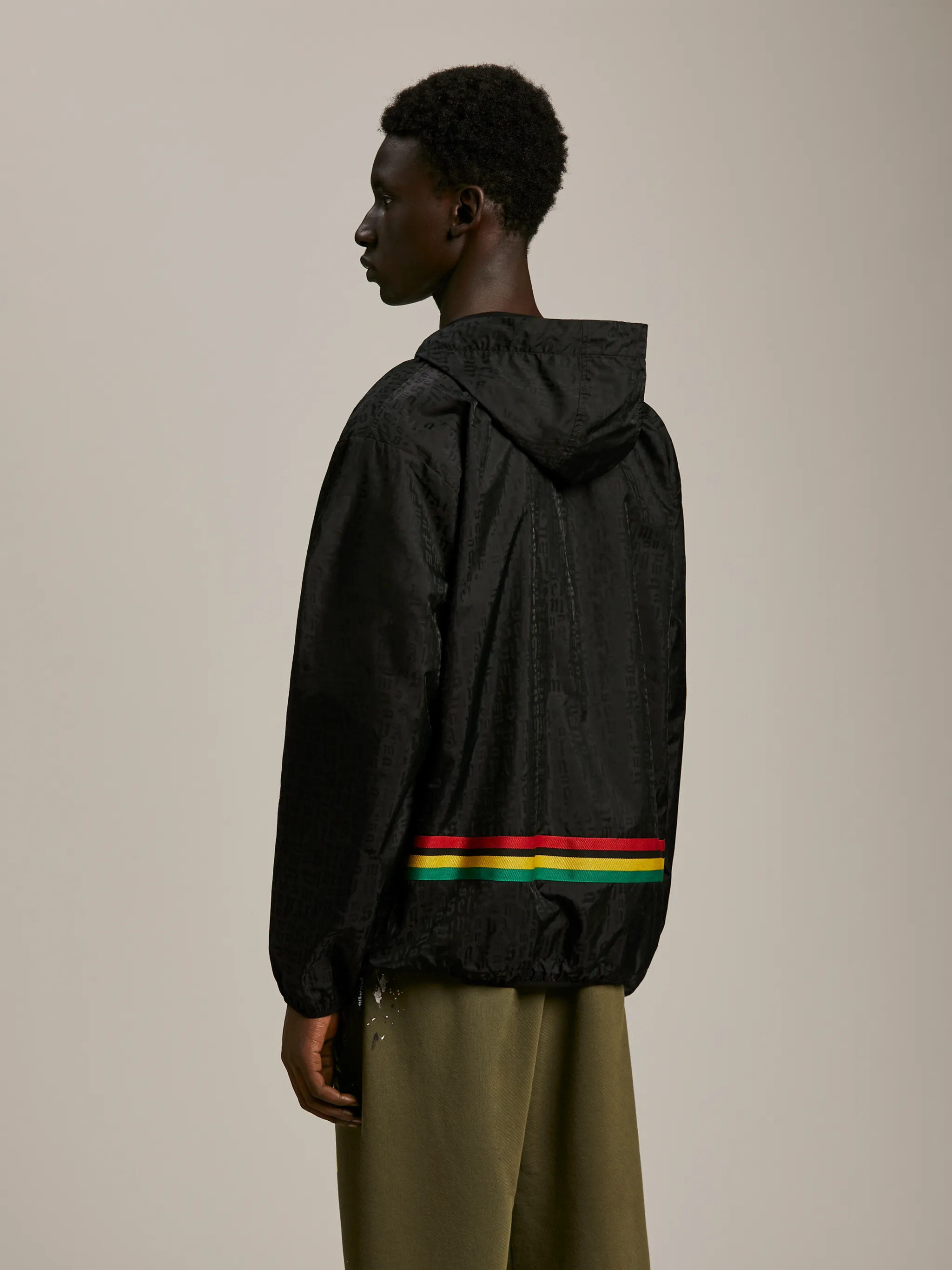 MONOGRAM WINDBREAKER - Palm Angels® Official