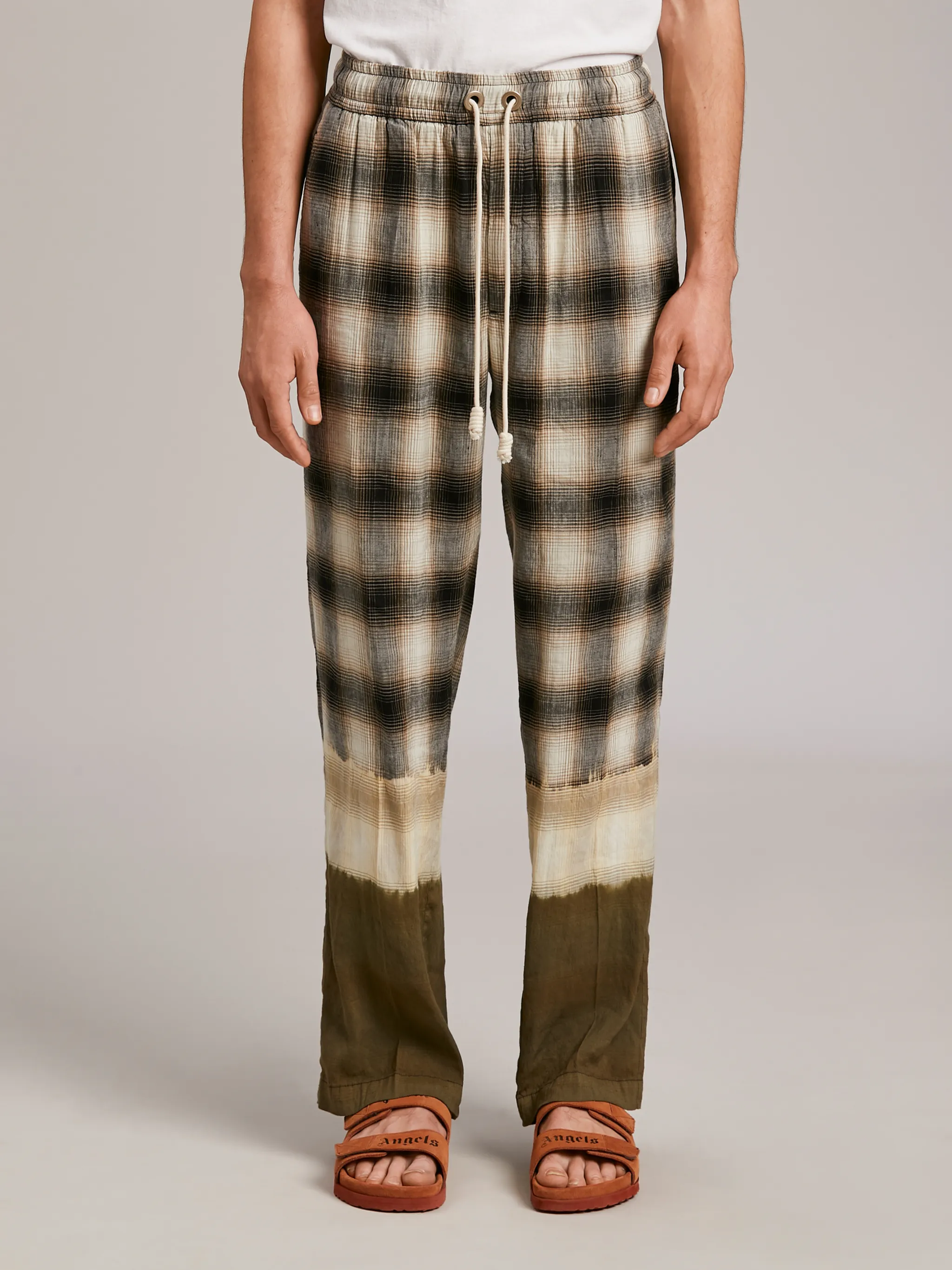 BLEACHED PANTS - Palm Angels® Official