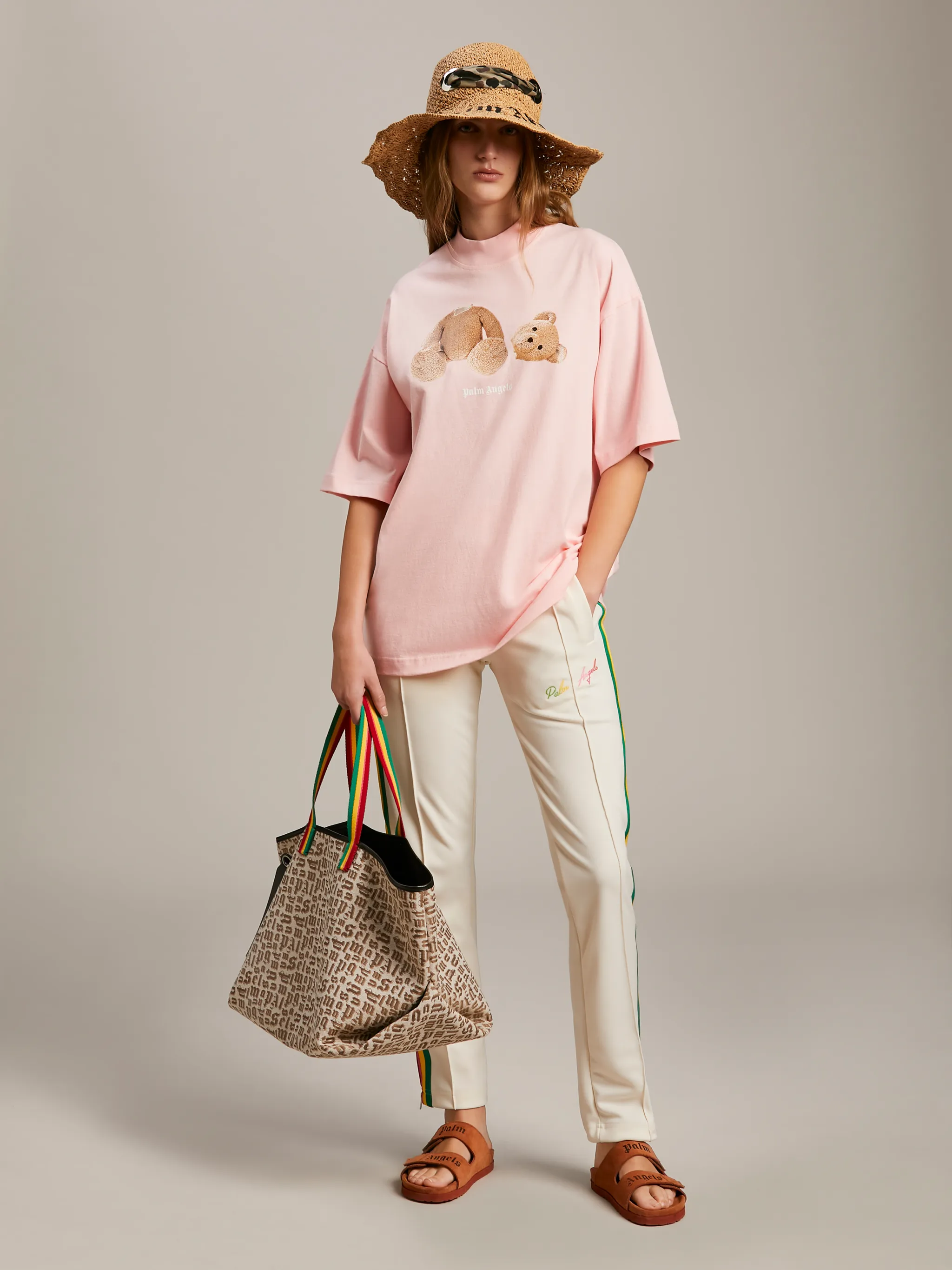 EXODUS MONOGRAM CABAS BAG - Palm Angels® Official