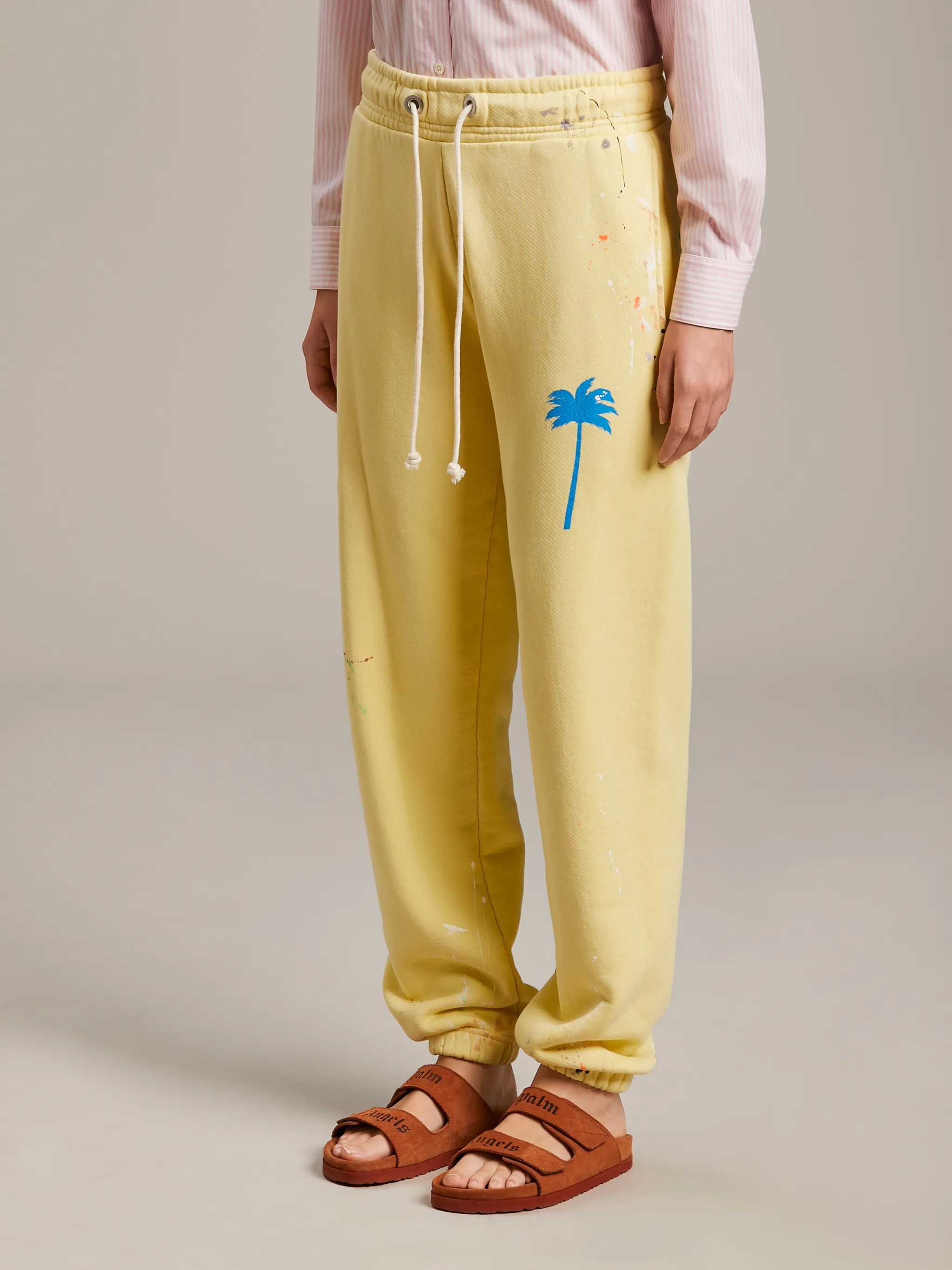 PALM TREE SWEATPANTS - Palm Angels® Official