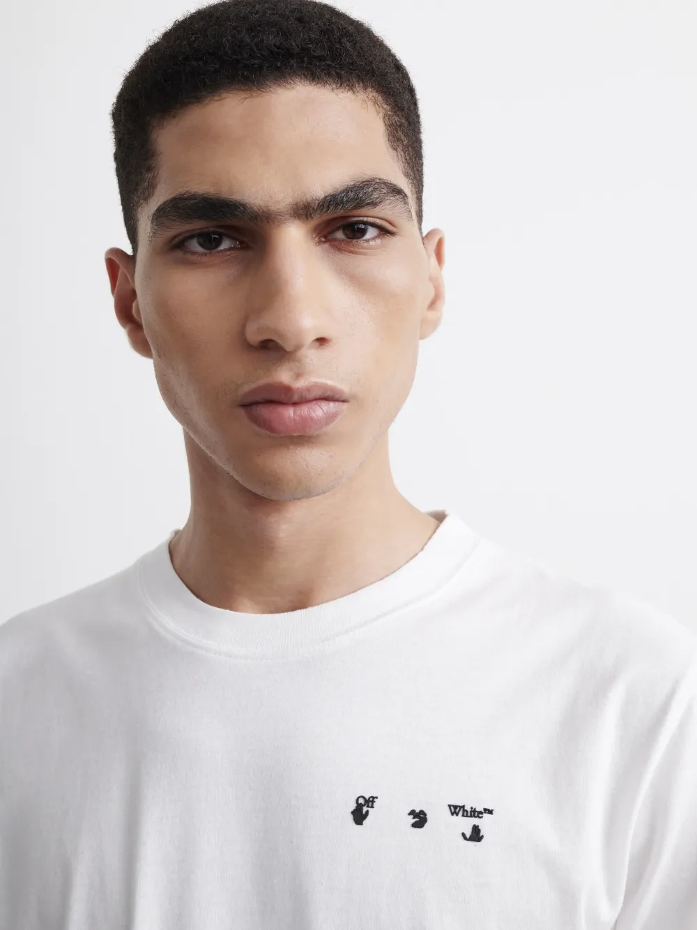 White Logo Ss T Shirt In White Off White™ Official Gb