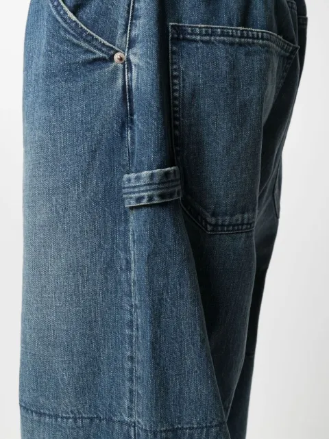 AMBUSH Drawstring wide-leg Jeans - Farfetch