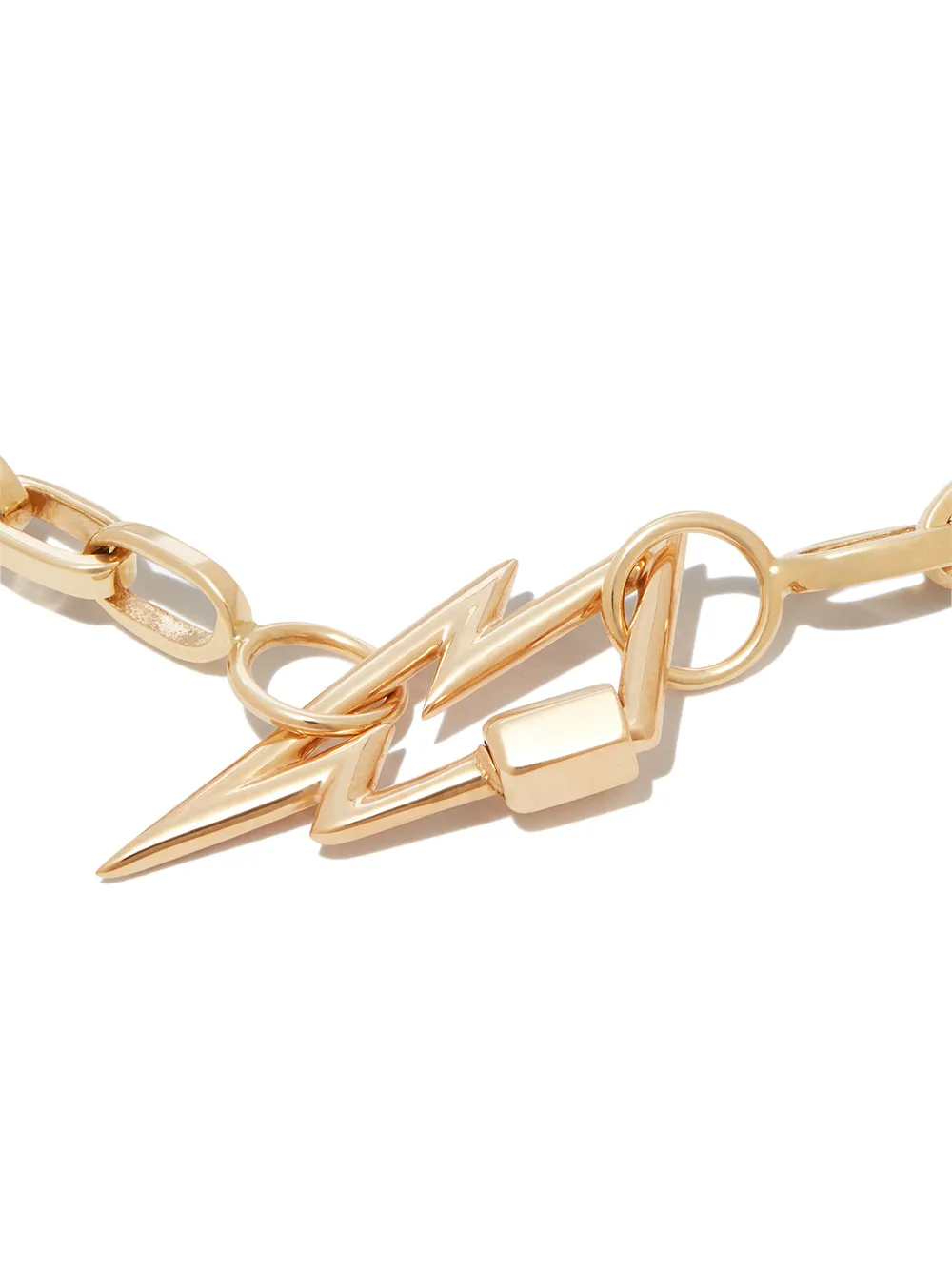 Marla Aaron 14kt Yellow Gold Bolt Lock - Farfetch