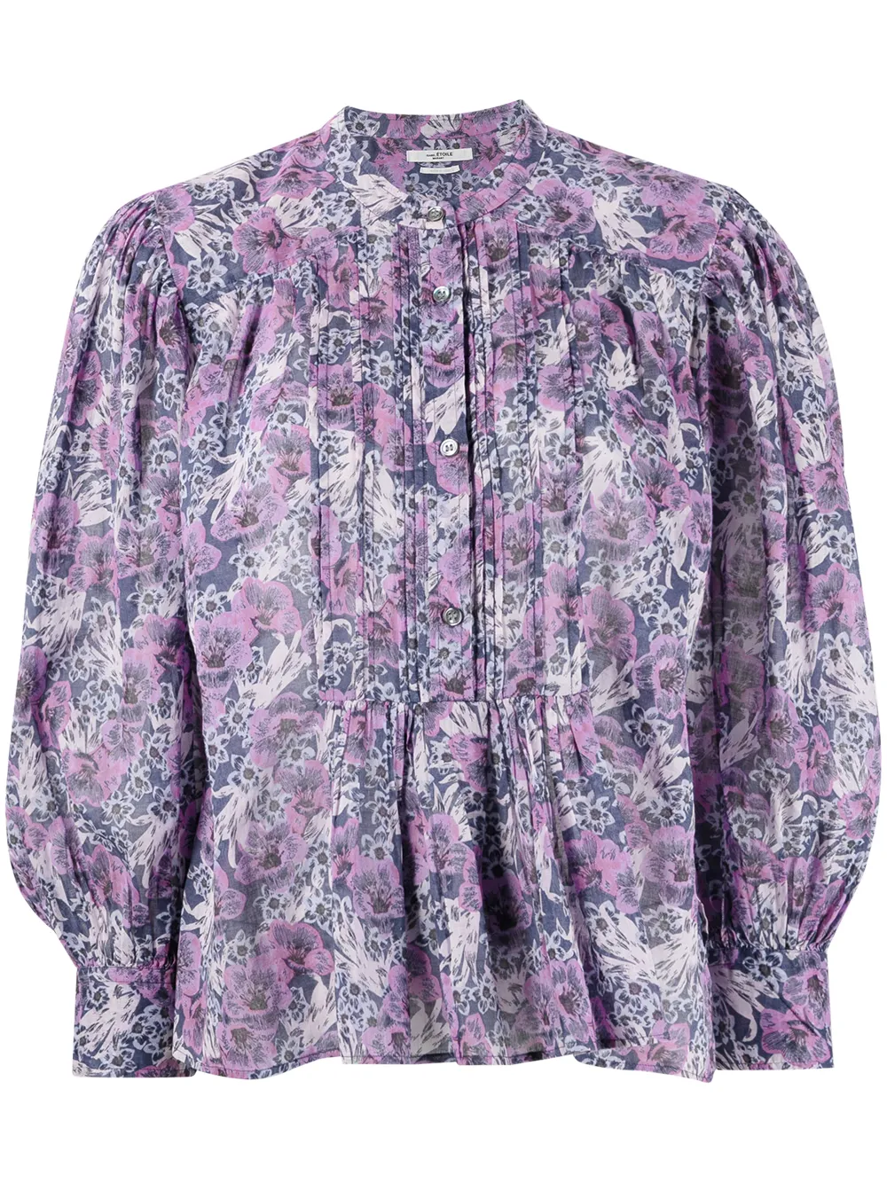 MARANT ÉTOILE puff-sleeve Cotton Blouse - Farfetch